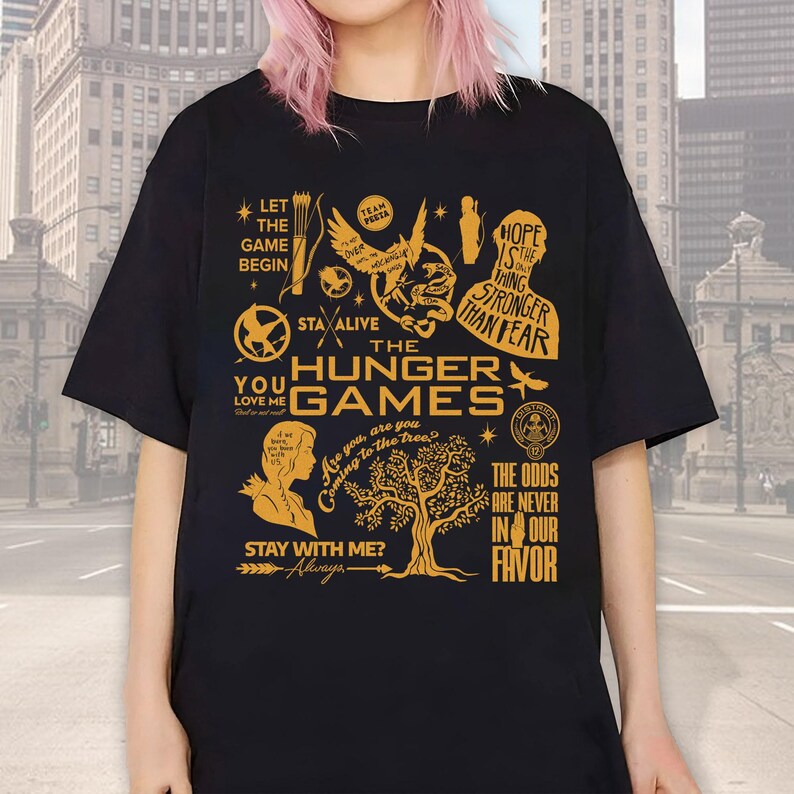 Vintage the Hunger Games Doodle Art Shirt the Hunger Games Merch Ballad ...