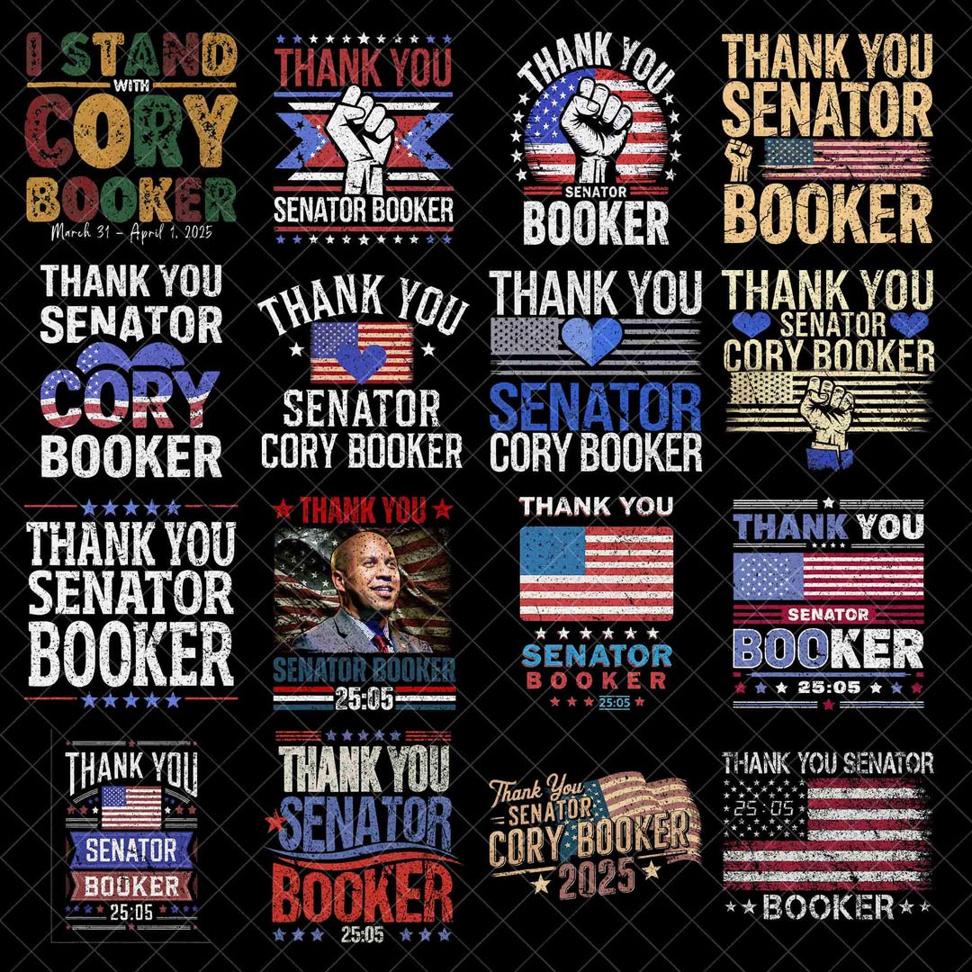 Thank You Senator Cory Booker PNG Bundle, Political Appreciation ...
