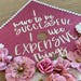 Pink Glitter Grad Graduation Cap Topper Floral Bling Custom Quote - Etsy