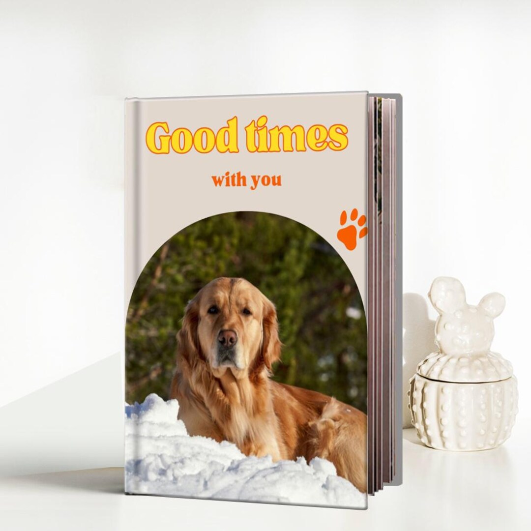 Pet Memorial Photo Book, Loss of Pet Gift, Loved You Your Whole Life ...
