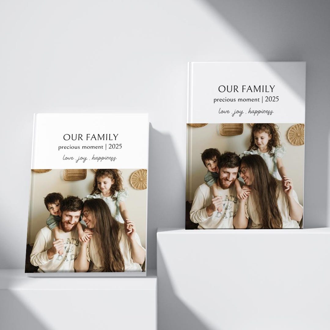 Custom Family Photo Album (11x8") | Annual Family Album | Photo Book ...