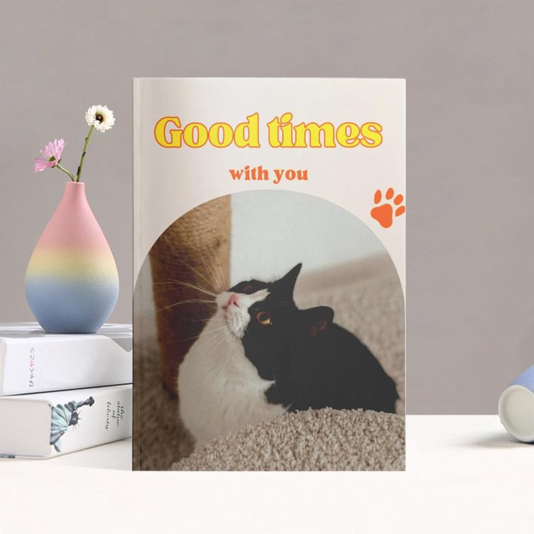 Custom Pet Photo Album 11x8 Photo Magazine Cat Portraits Album Photo ...