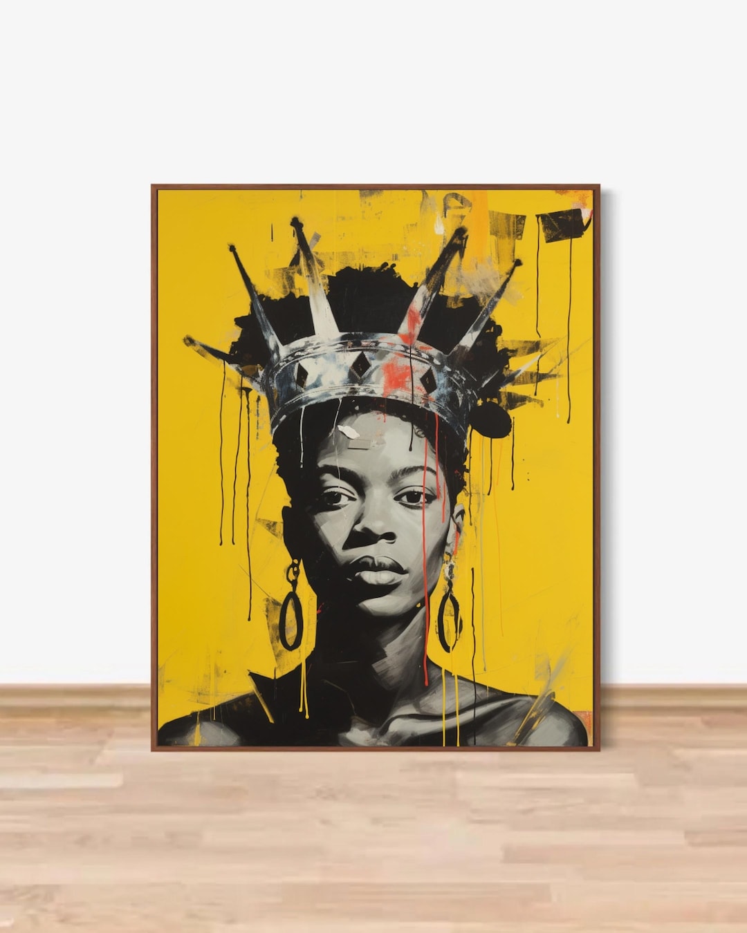 Black Queen Art, Black Art Prints, African American Art, Afrocentric ...