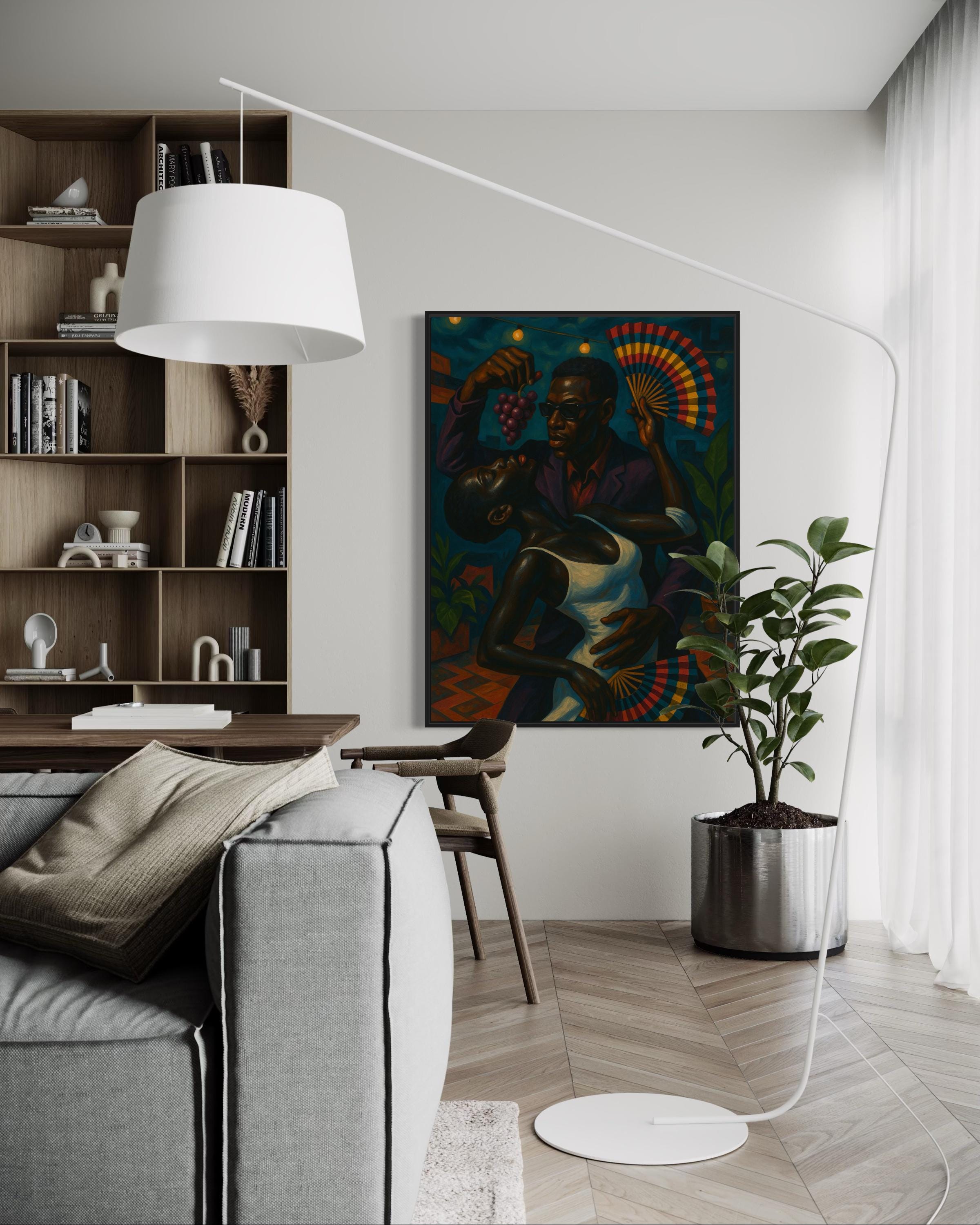Black Art Print, Black Woman Art, Black Man Portrait, Afrocentric Wall ...