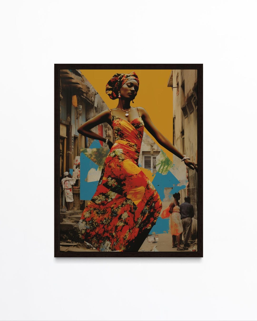 Abstract Black Art, Black Woman Art, Black Girl Portrait, Afro Collage ...
