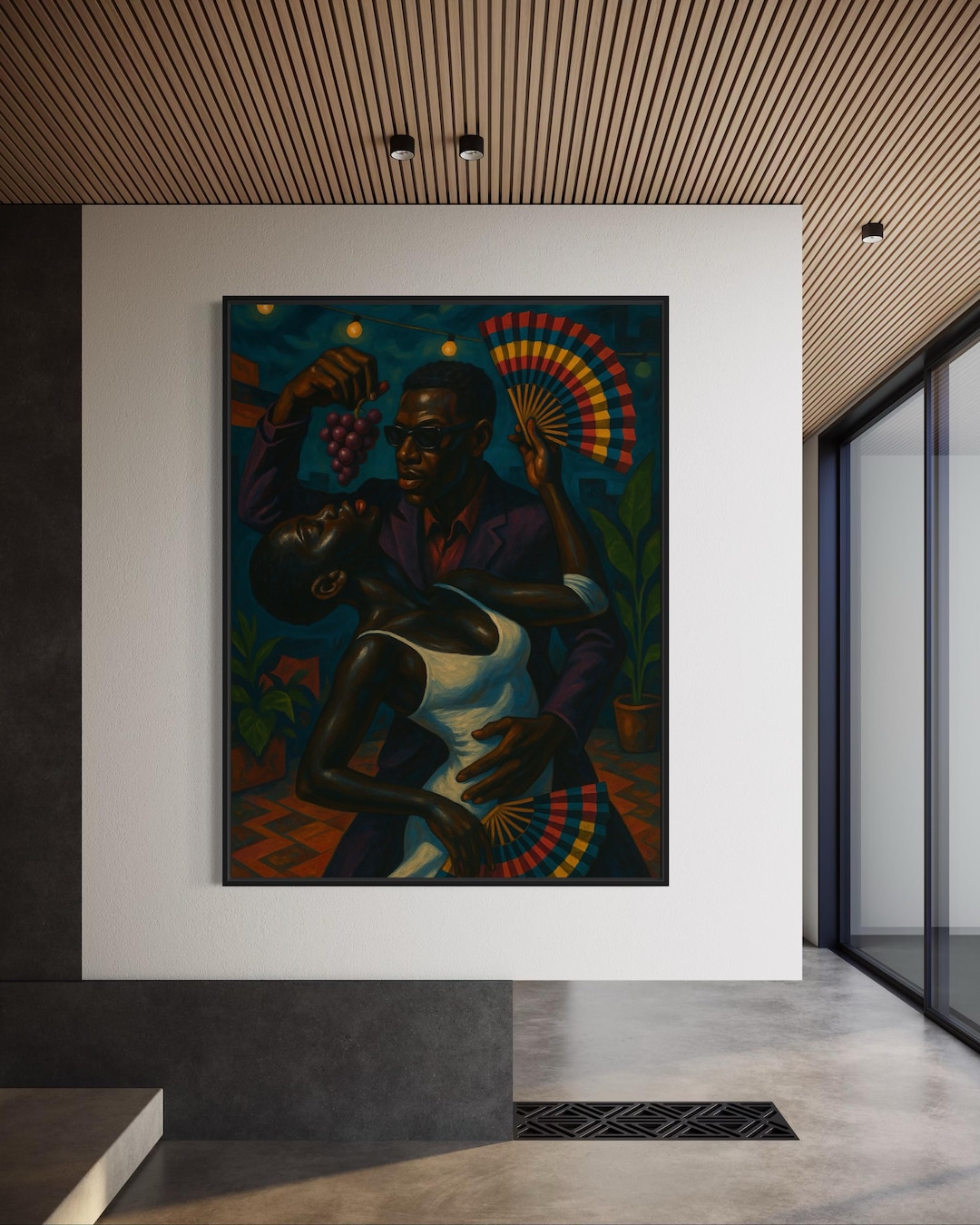 Black Art Print, Black Woman Art, Black Man Portrait, Afrocentric Wall ...