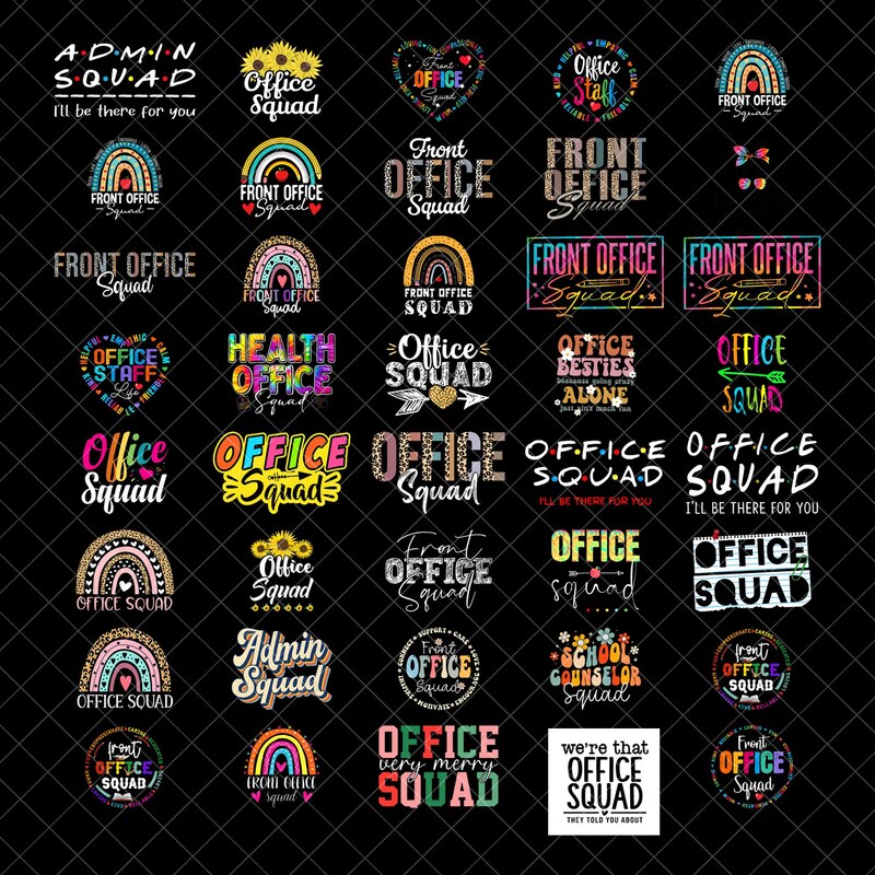 Office Crew Svg - Etsy