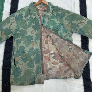 1960s Mitchell Cloud Camo Ranger Brand Reversible Hunting Jacket Korean ...