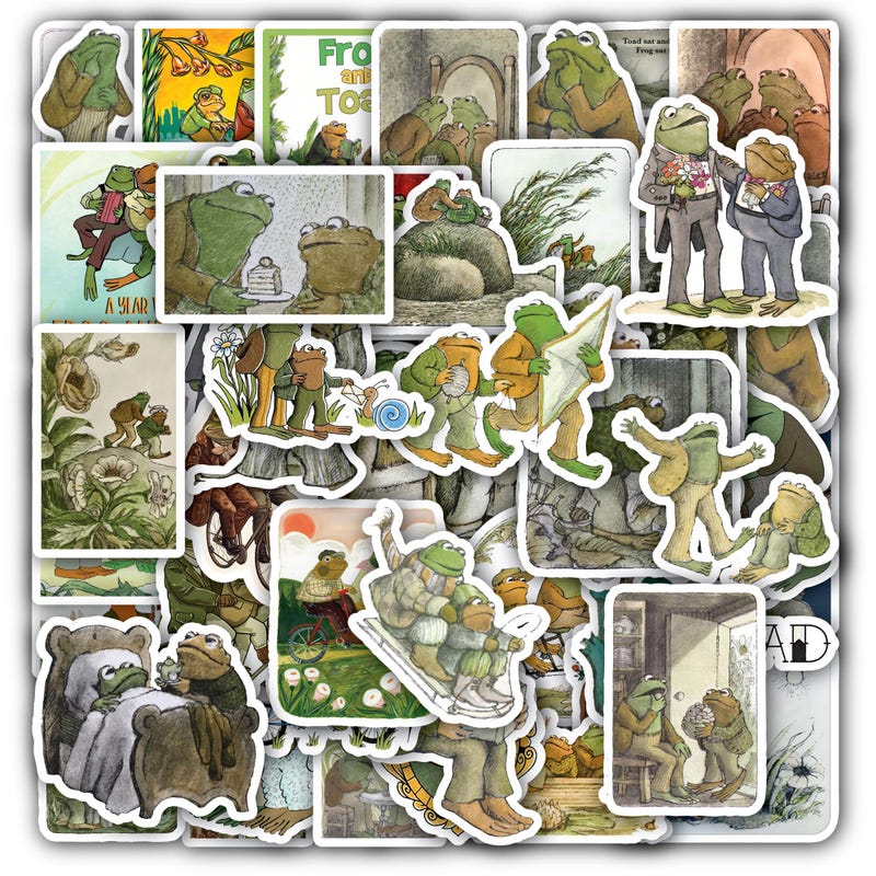 Frog Stickers - Etsy