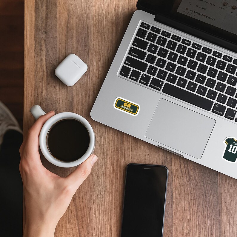 60PCS Green Bay Packers Waterproof Vinyl Stickers – NFL Football Team ...