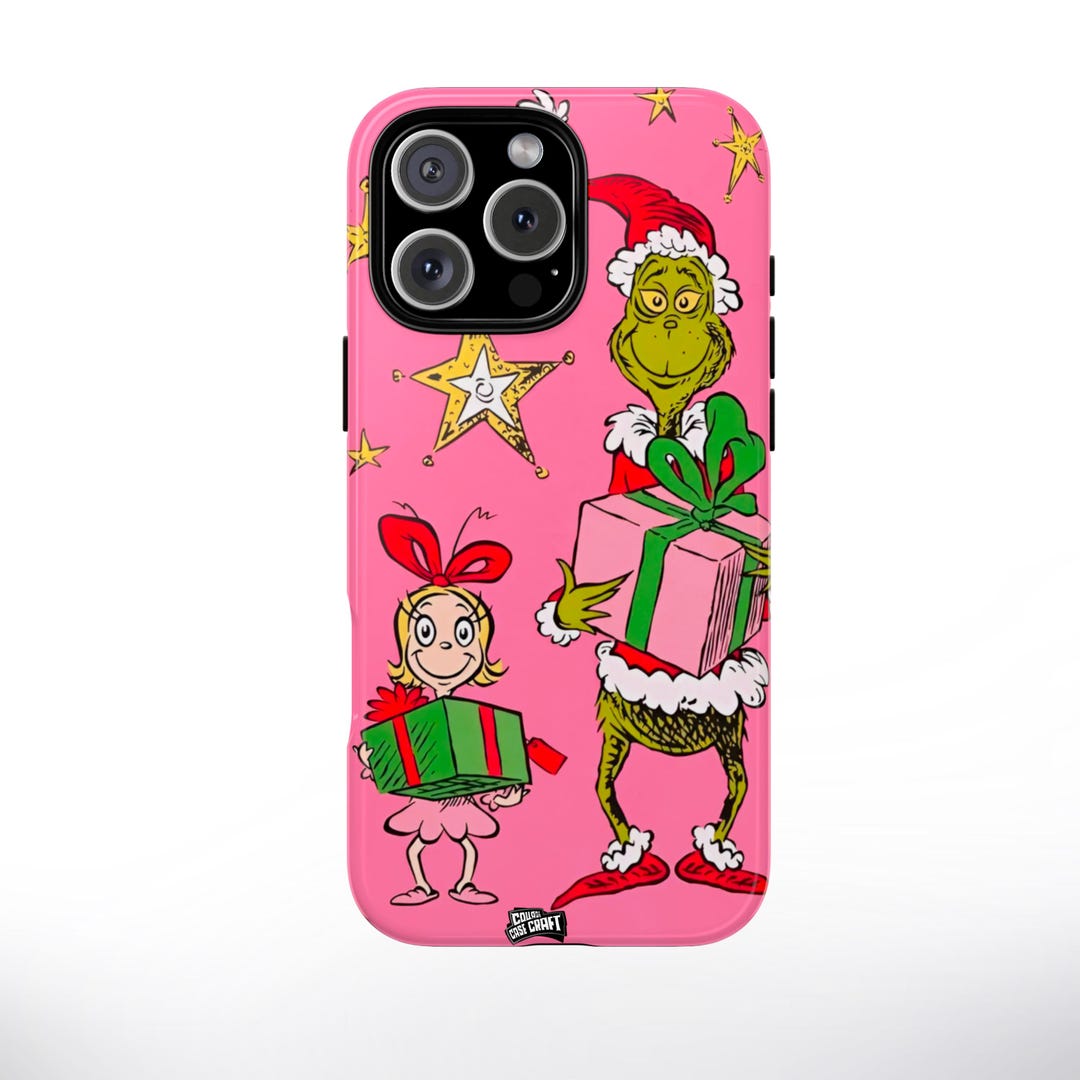 Retro Grinchmas Christmas Phone Case, Vintage Christmas Phone Cover ...
