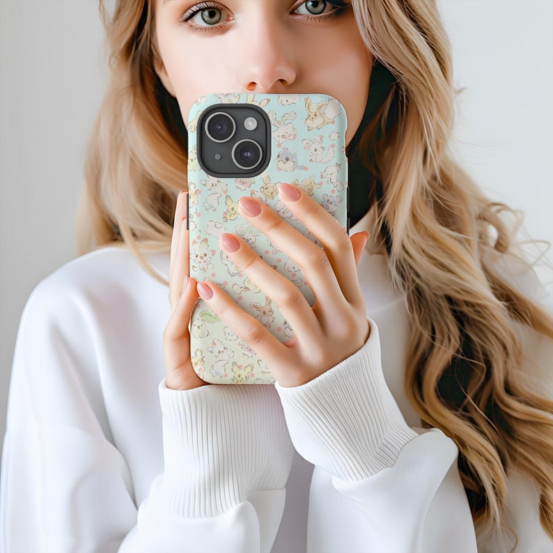 Poke Anime Manga Phone Case, Kawaii Monster Aesthetic, Japanese Style ...