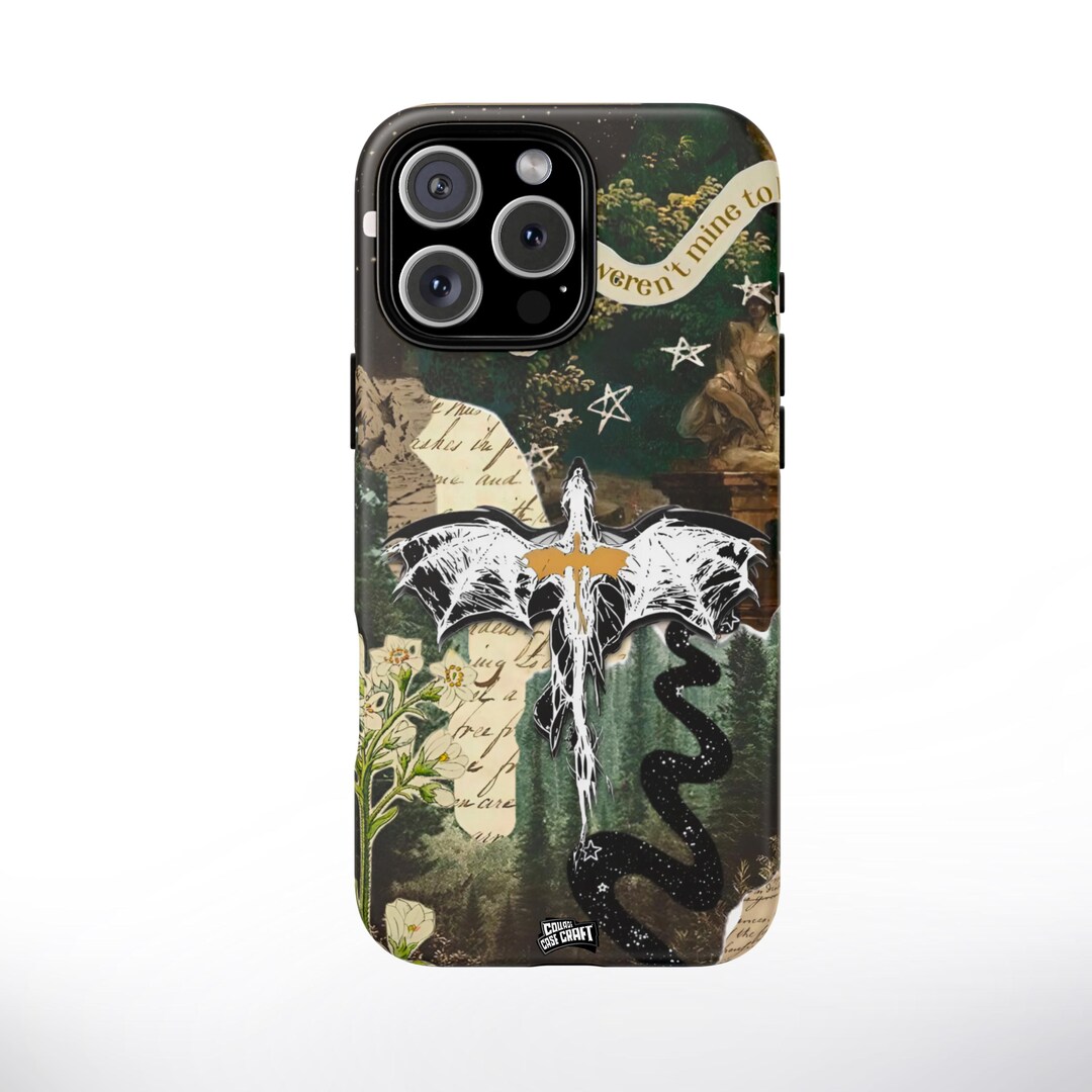 Fourth Wing Inspired Bookish Phone Case, Fantasy Bookish iPhone 16 15 ...
