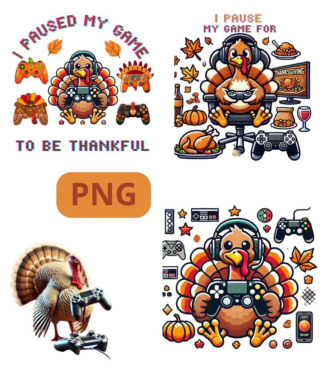Boys Gaming Turkey Png, Thanksgiving Turkey Png, Thanksgiving Png ...
