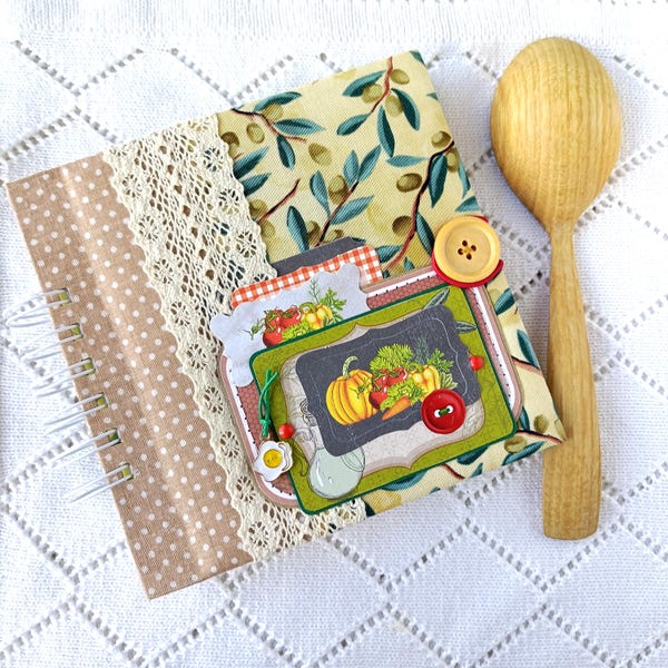 Cookbook Junk Journal - Etsy