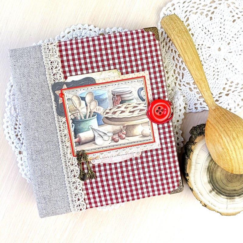 Handmade Recipe Book - Etsy