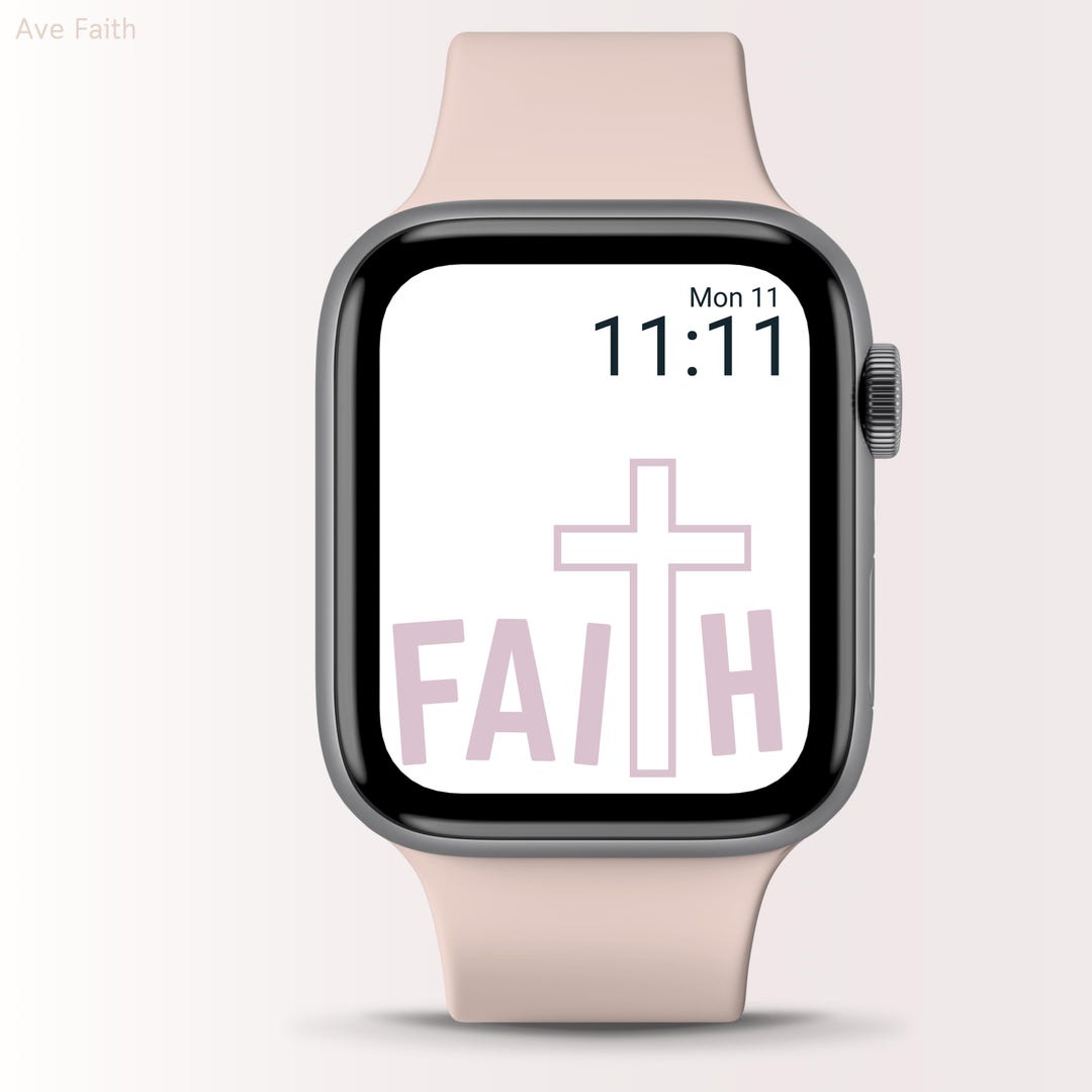 Christian Watch Wallpaper Faith Cross Background Faith Digital Watch ...