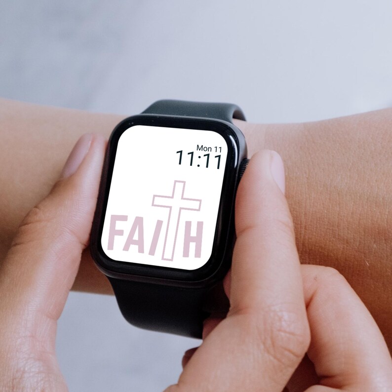 Christian Watch Wallpaper Faith Cross Background Faith Digital Watch ...