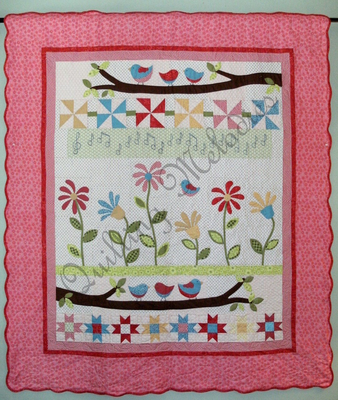 PDF- Springtime Melody Quilt Pattern - Etsy
