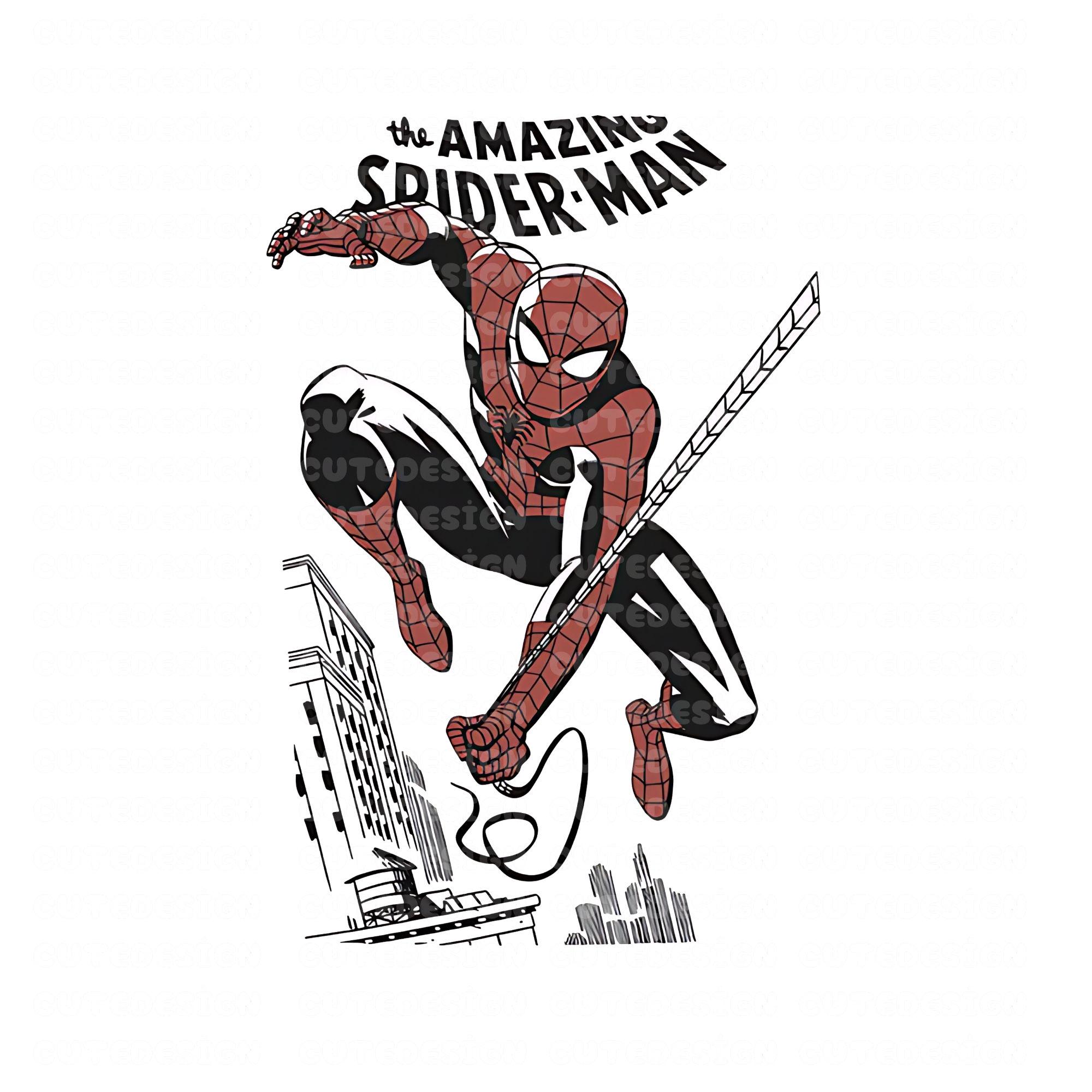 Spiderman Png - Svg - Digital Instant Download - Spiderman Sublimation ...