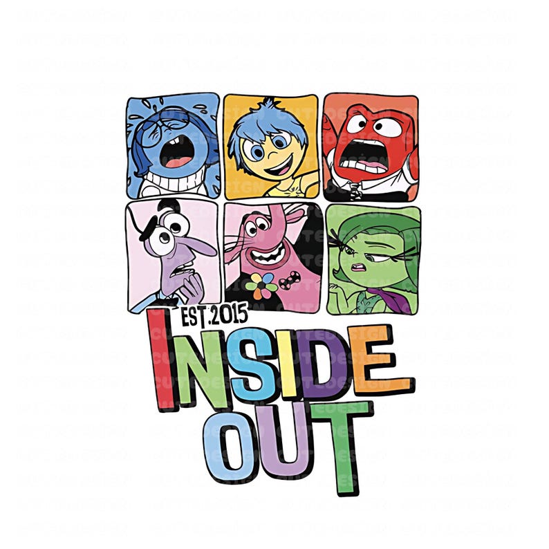 Inside Out Characters Svg, Inside Out Png, Inside Out Svg, Inside Out ...