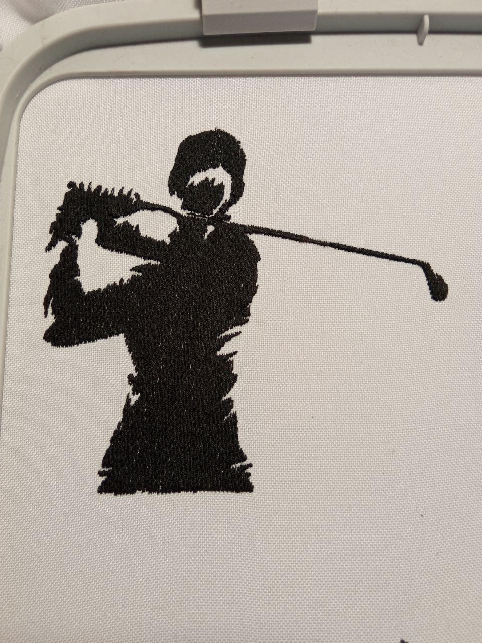 Golf Embroidery | Golfer Embroidery Patterns | Golfer Gift Idea | Sport ...