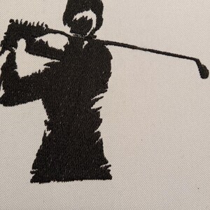 Golf Embroidery | Golfer Embroidery Patterns | Golfer Gift Idea | Sport Design | Female Golfer ...