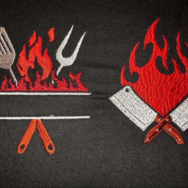 Bbq Embroidery - Etsy