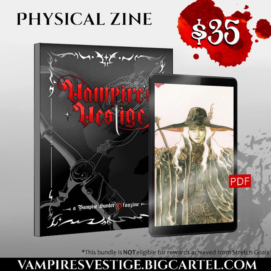 Vampire's Vestige: Physical Zine PREORDER - Etsy