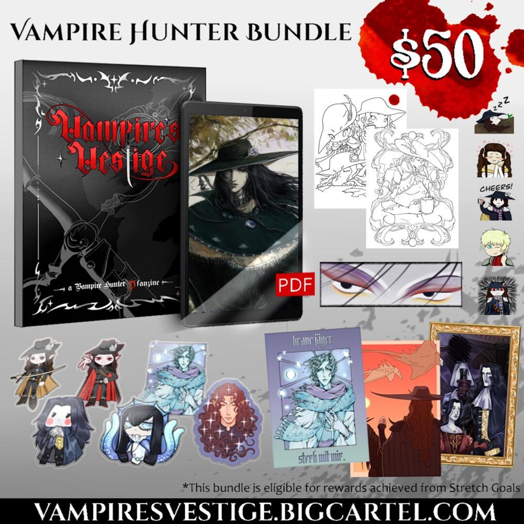 Vampire's Vestige: Vampire Hunter Bundle PREORDER - Etsy