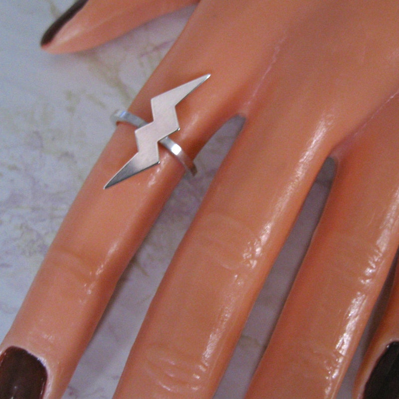Lightning Ring - Etsy