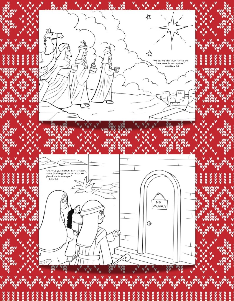 Advent Package for Christmas, Nativity Guide, Coloring & Activity Pages ...