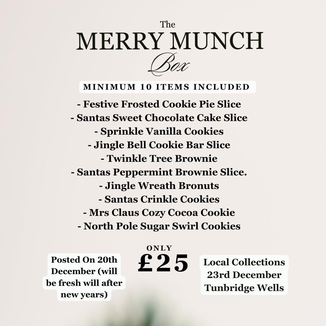Merry Munch Box Pre-order/treats/stocking Filler/family Treats ...