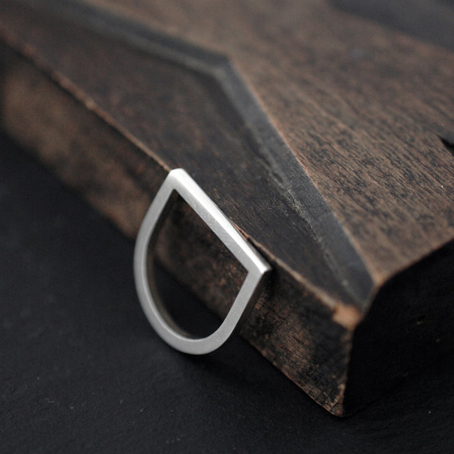 Silver Adam Smile Ring - Etsy UK