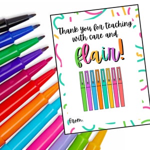 Printable Teacher Appreciation Gift Tags | Teacher Appreciation Thank ...