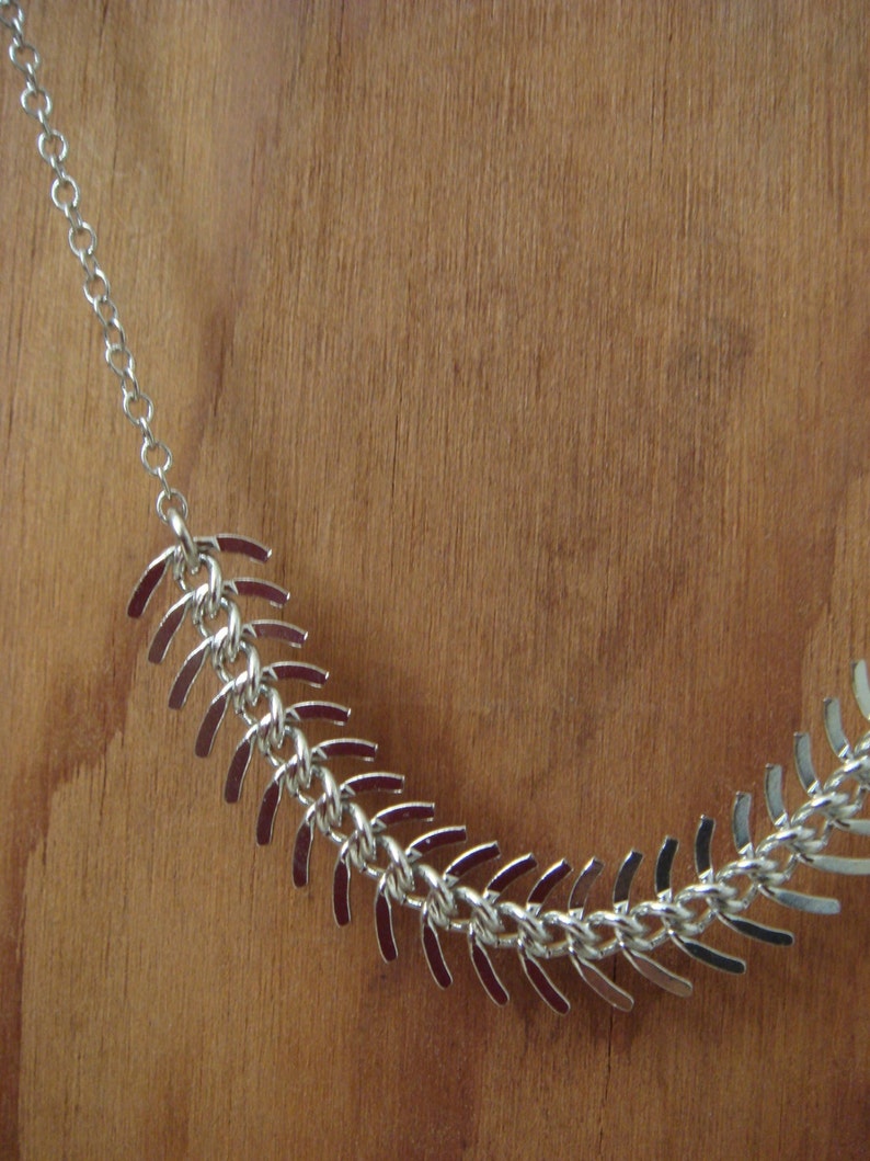 Fishbone Necklace - Etsy