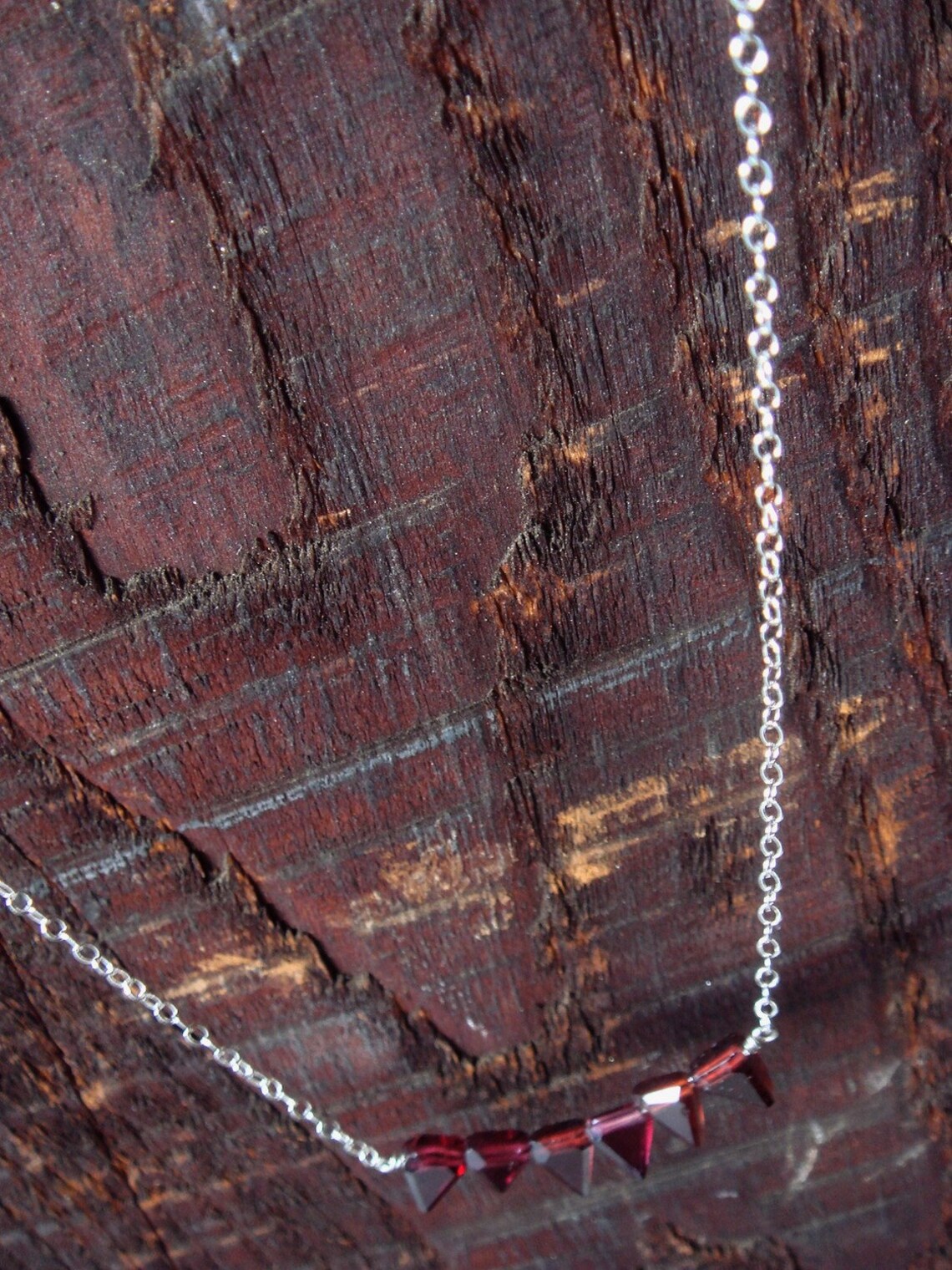 Vampire Fangs on Sterling Chain Necklace - Etsy