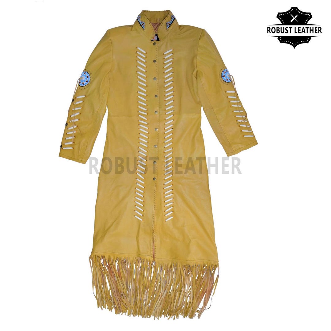 Women Long Fringes Wedding Dress Powwow Regalia, Traditional Wedding ...