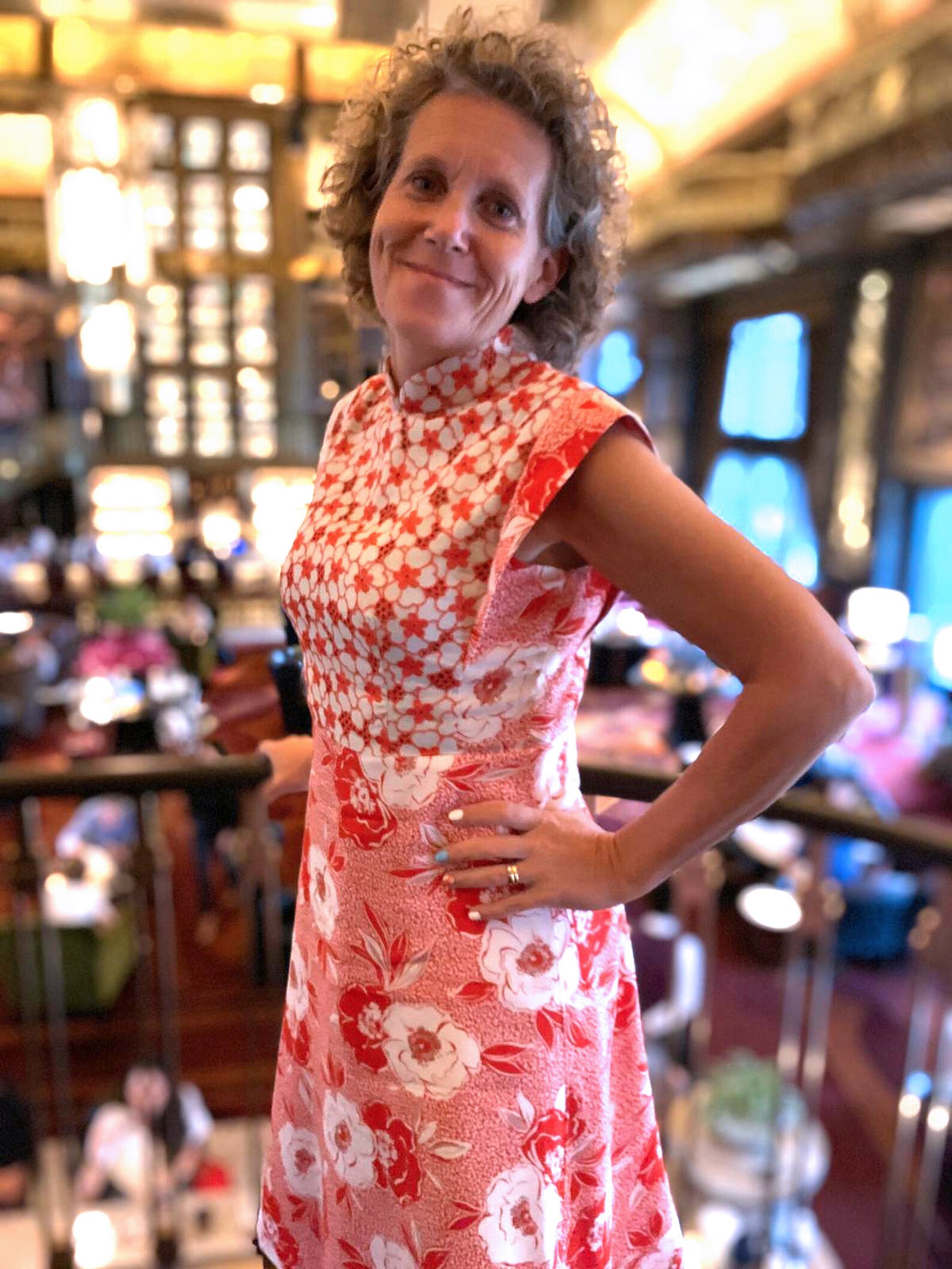 Parasol Motif Batik Cheongsam Dress - Etsy