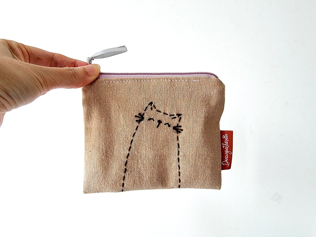 Cute Cat Coin Pouch Small Change Purse Kitty Cat Coin Purse Gift for ...