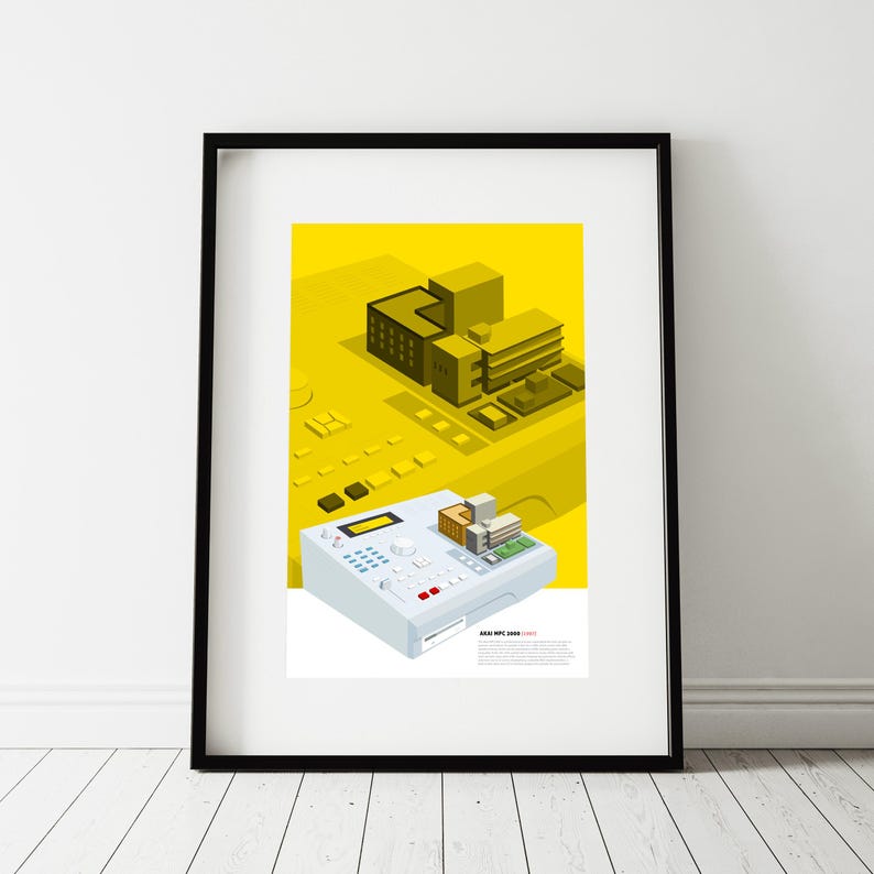 AKAI MPC 2000 - High-quality Printable Digital Art. - Etsy