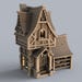 3 Medieval Houses 4, 5, 6. DND. Pathfinder. TTRPG. 28mm - Etsy
