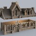 3 Medieval Houses 4, 5, 6. DND. Pathfinder. TTRPG. 28mm - Etsy