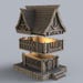 3 Medieval Houses 4, 5, 6. DND. Pathfinder. TTRPG. 28mm - Etsy