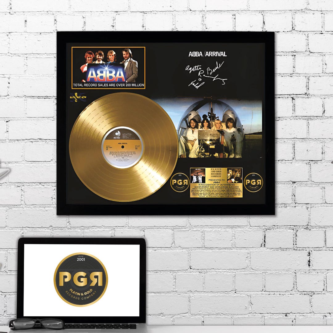 Abba Gold Record – Framed Vinyl Wall Art – Retro Music Gift - Etsy