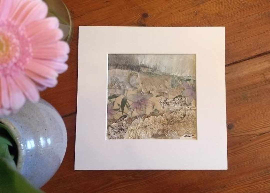 Landscape Collage Flower Scene Wall Art Abstract Countryside - Etsy