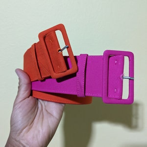 2 Inch Wide Red Fabric Belt: Custom Made Plus Size - Etsy