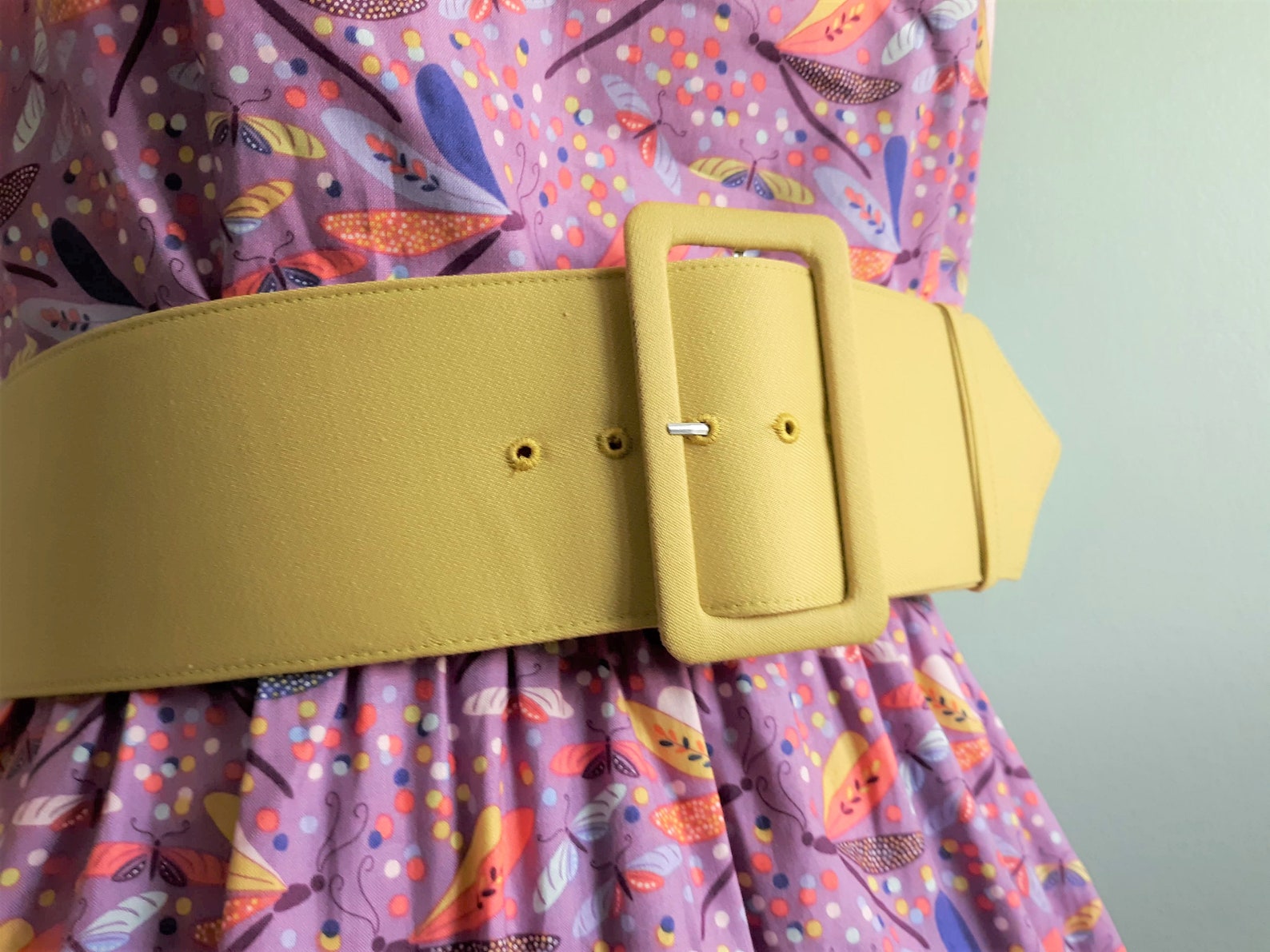 3 Inch Belt With Matching Fabric Covered Buckle in Many | Etsy