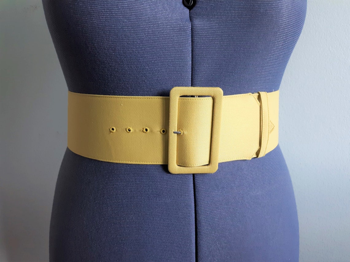 3 Inch Belt With Matching Fabric Covered Buckle in Many | Etsy