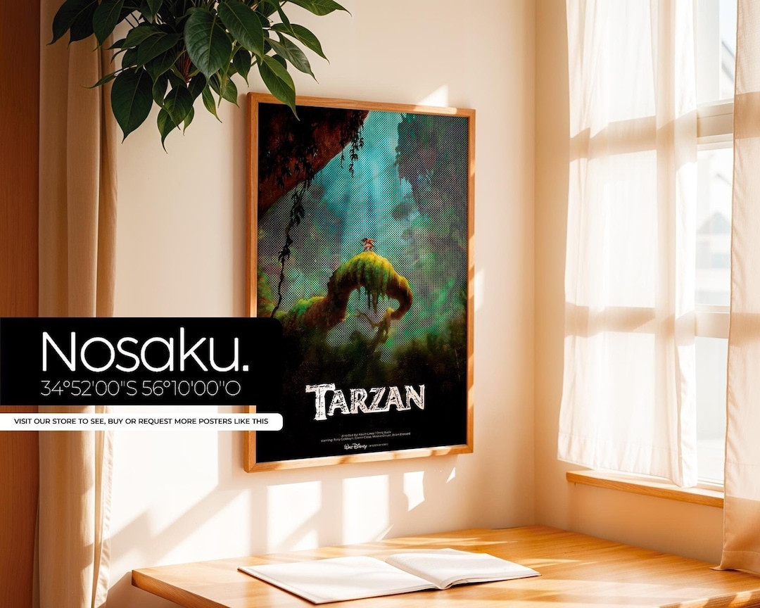 Tarzan/disney/walt Disney/cartoon Poster/wall Art/wall Prints/gift ...